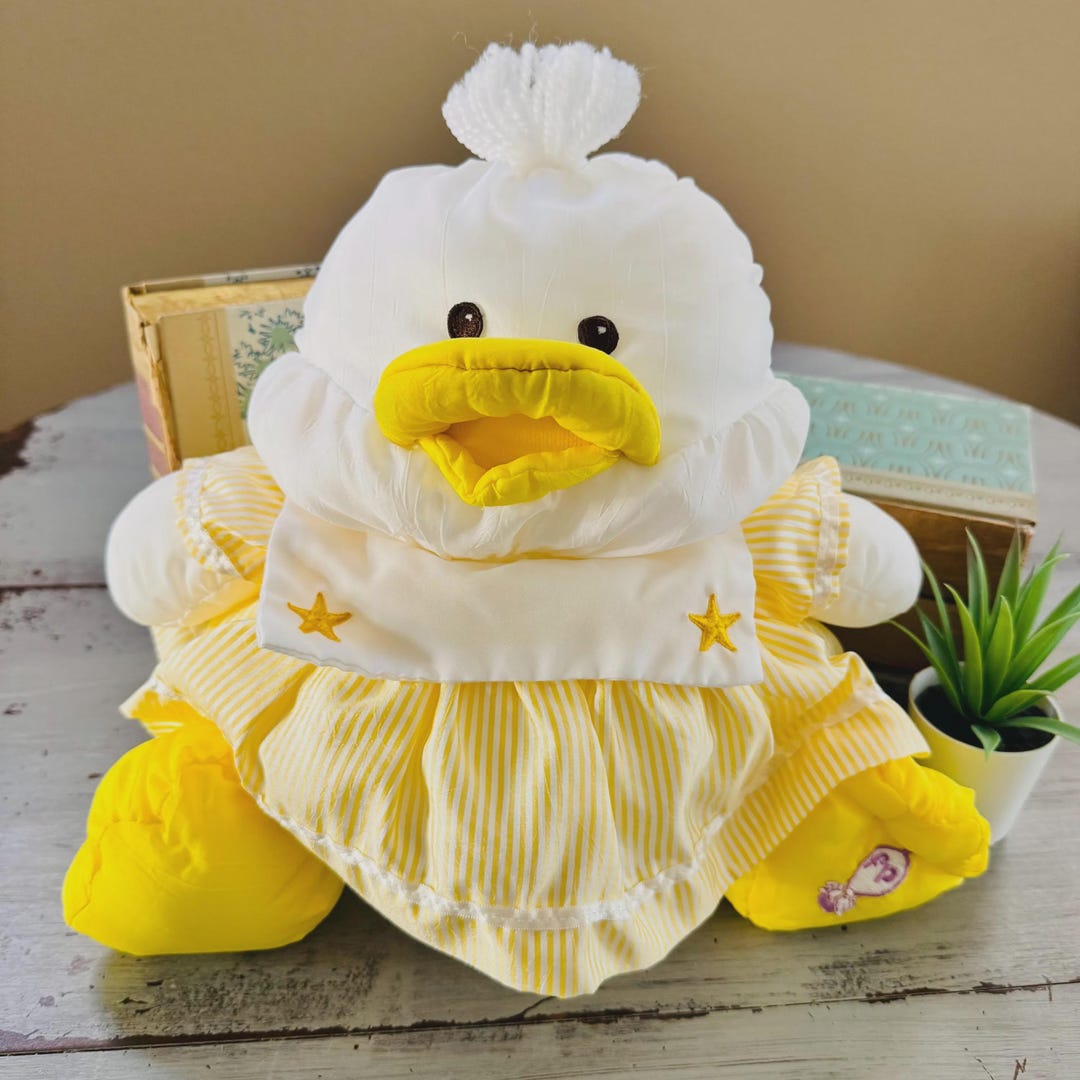 Vintage 1980's Puffalump Duck | 1986 Fisher Price Puffalump Baby Chick ...