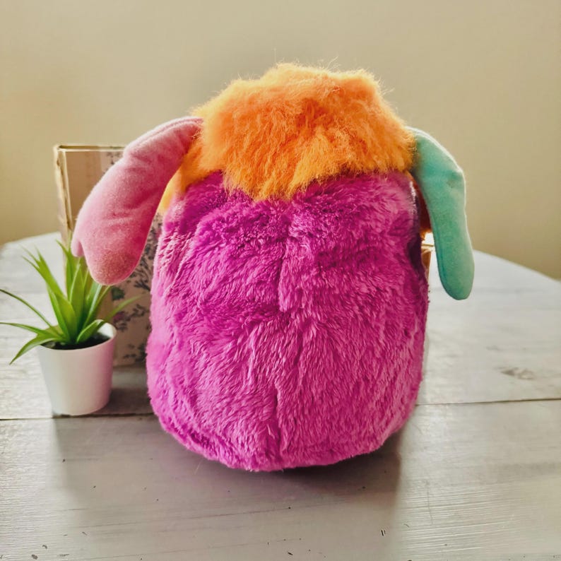 Vintage 1980's Popples Pancake Popple | 80's Purple, Orange, Blue ...