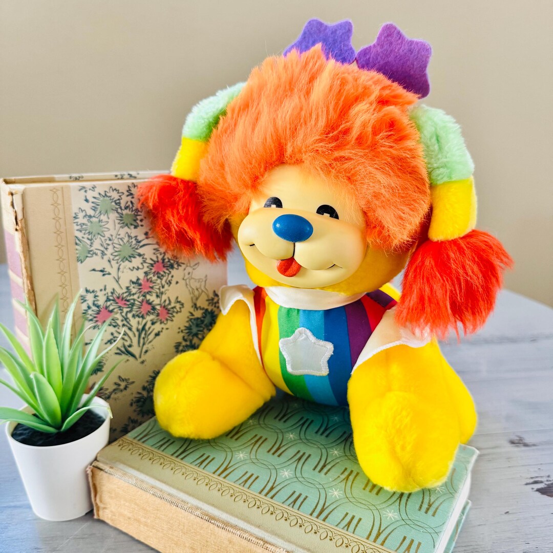 Vintage 1980's Puppy Brite Plush | Rainbow Brite Dog| 1983 Starlite ...