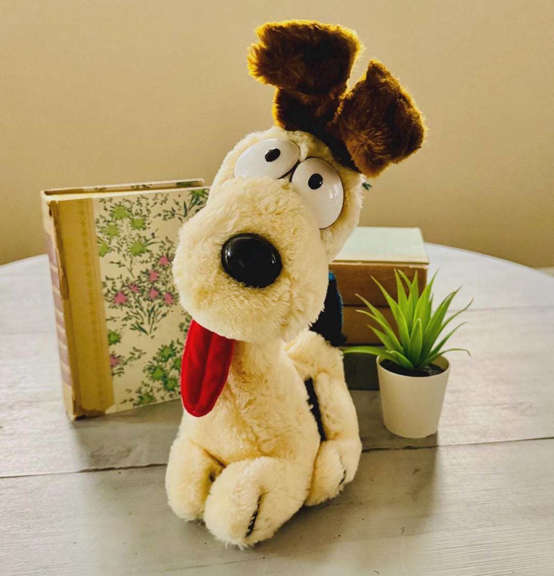 Vintage 1980's Odie Plush | Retro 80's Garfield Odie Plush | United ...