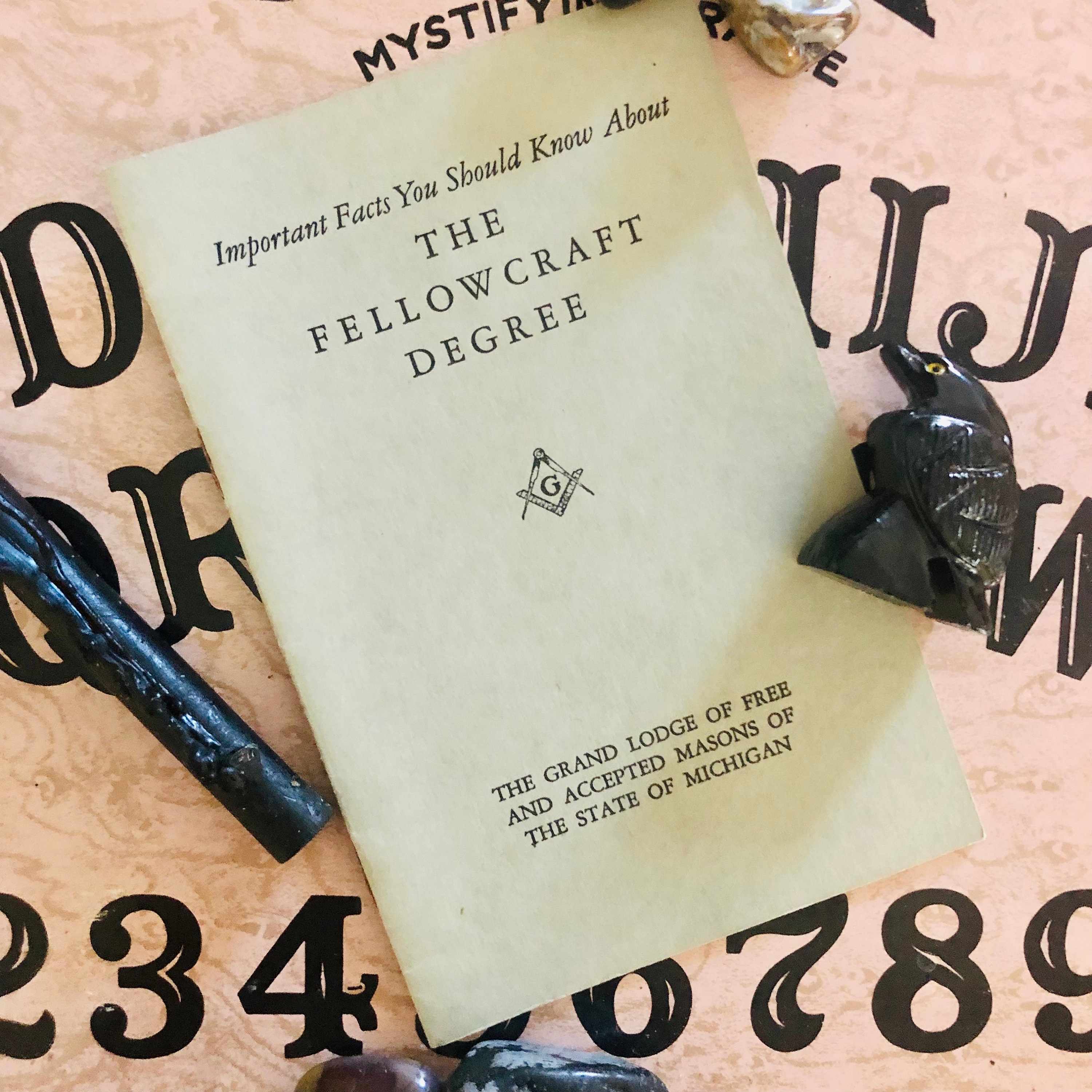 Vintage Masonic Fellowcraft Degree Booklet The Fellowcraft Etsy