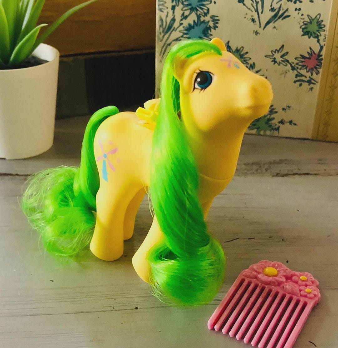 Vintage 1980's My Little Pony Wind Drifter Flutter Pony | G1 1980s My Little Pony | 1980s ...