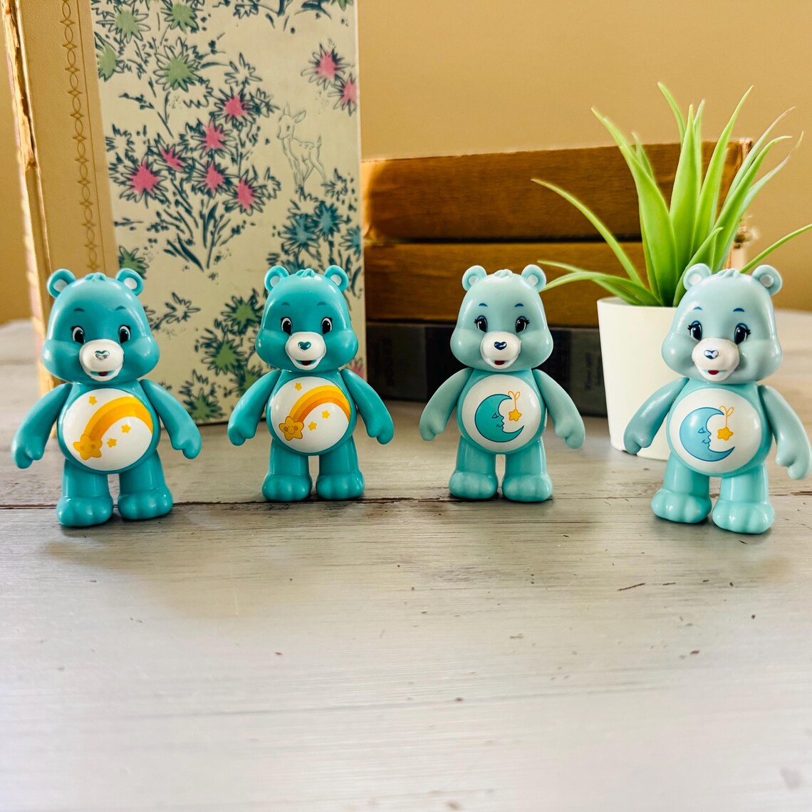 RESTOCKED 7/16/25 Vintage Style Care Bears Poseable Figures | Care Bear ...