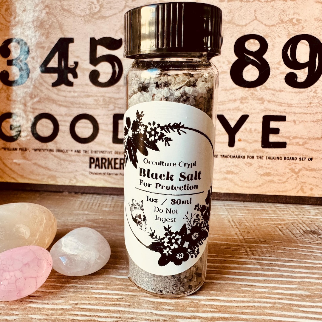Black Salt | Witch's Black Salt for Protection and Warding | Magick ...