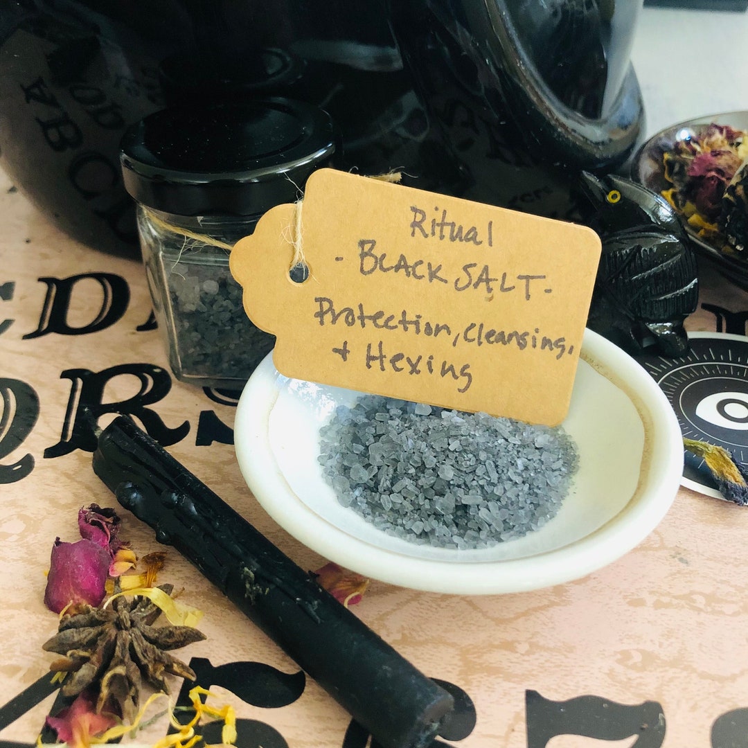 Black Salt | Witch's Black Salt for Protection Cursing and Hexing ...