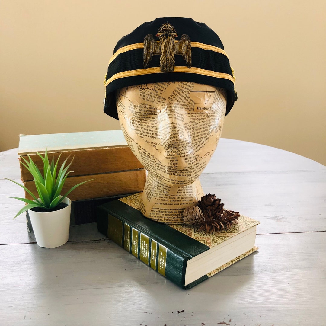 Vintage Master Mason 32nd Degree Double Headed Eagle Masonic Hat ...