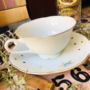 Vintage Order of the Eastern Star Teacup Antique Tea Leaf Reading Cup ...