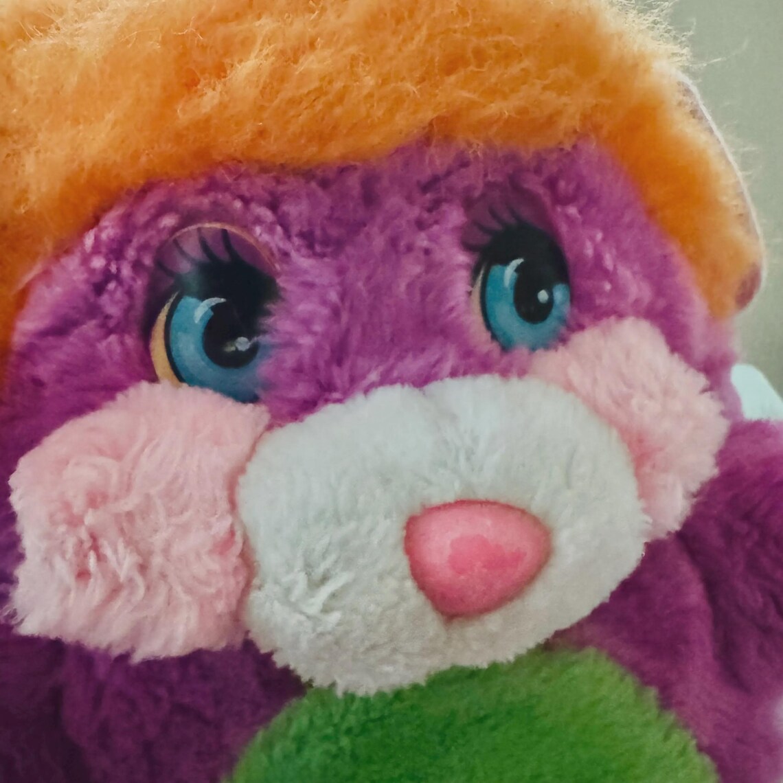 Vintage 1980's Popples Pancake Popple | 80's Purple, Orange, Blue ...