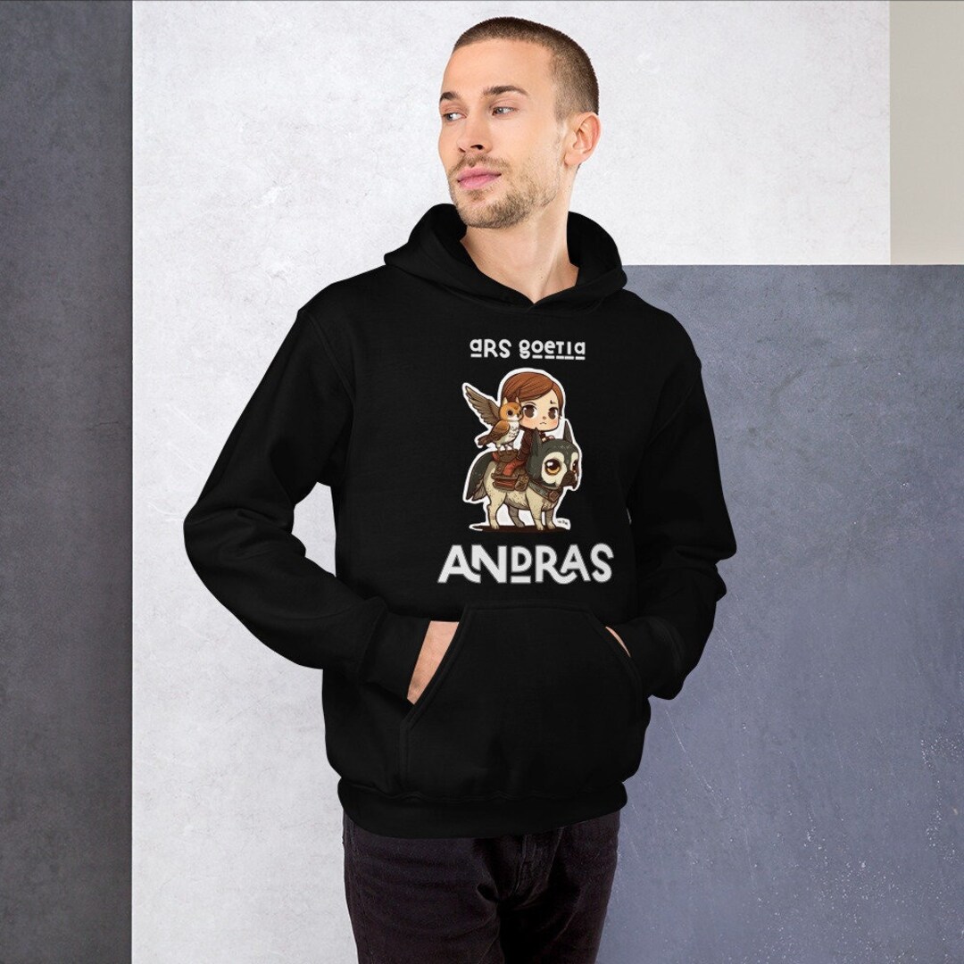 Andras Demon Goetia Lesser Keys of Solomo Hoodie | Andras Owl Demon ...