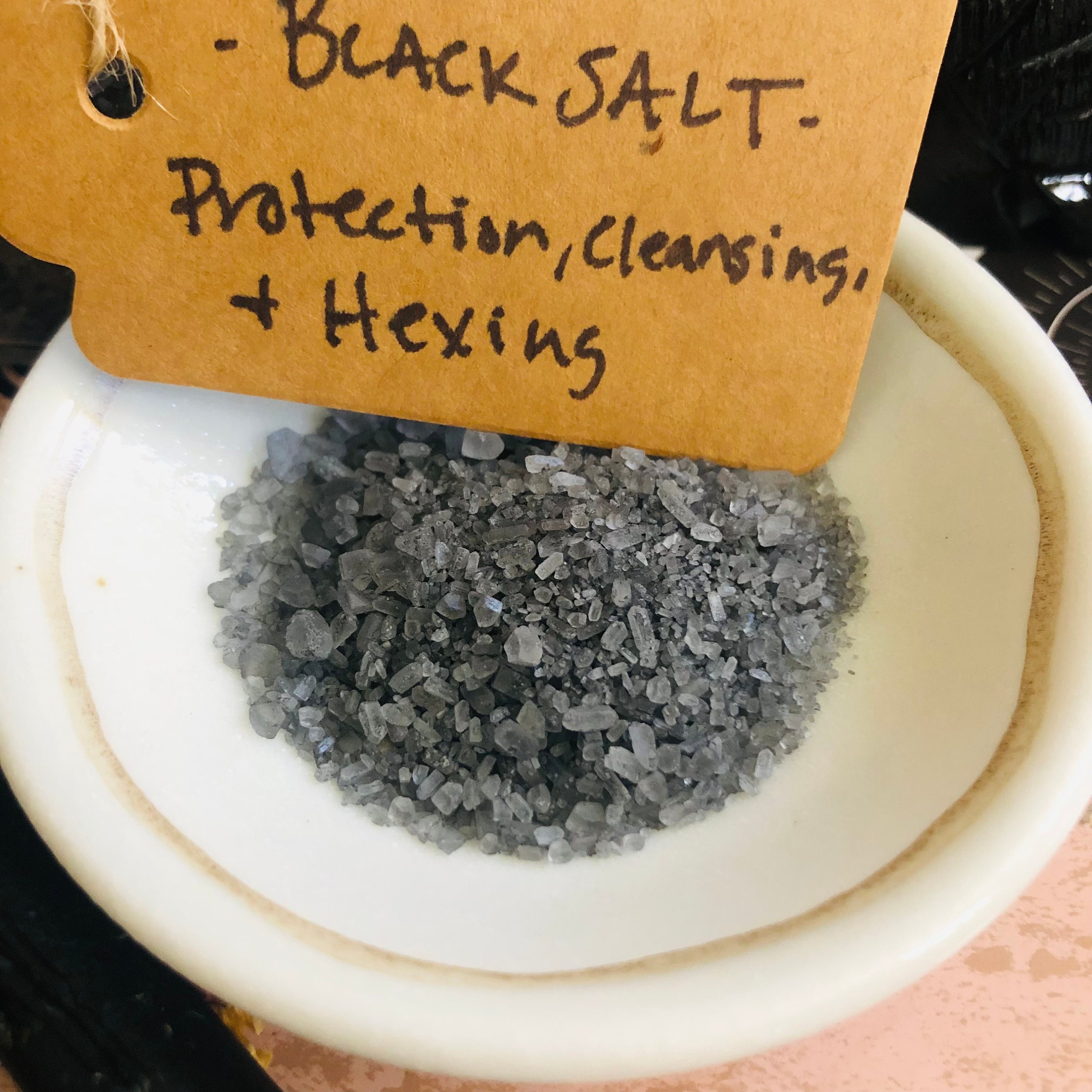 Black Salt Witch's Black Salt for Protection Cursing and - Etsy