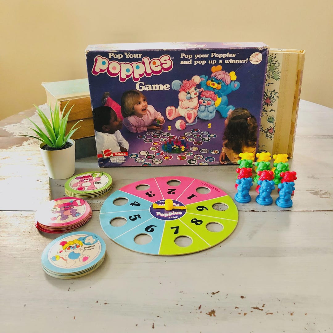 Vintage 1980's Popples Game | 80's Popples Toys | Retro 80's Pop Your ...