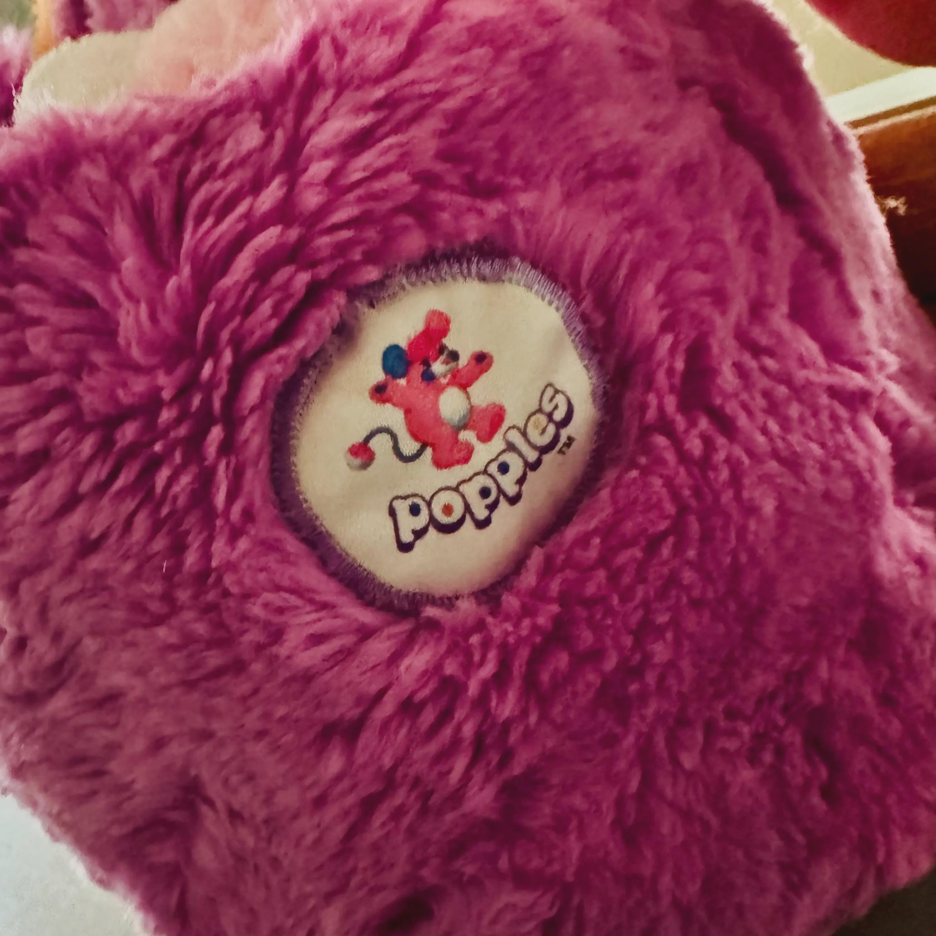 Vintage 1980's Popples Pancake Popple | 80's Purple, Orange, Blue ...