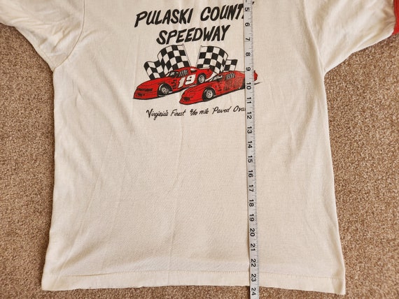 Vintage NASCAR Pulaski County Speedway 1988 Ringer Sh… - Gem