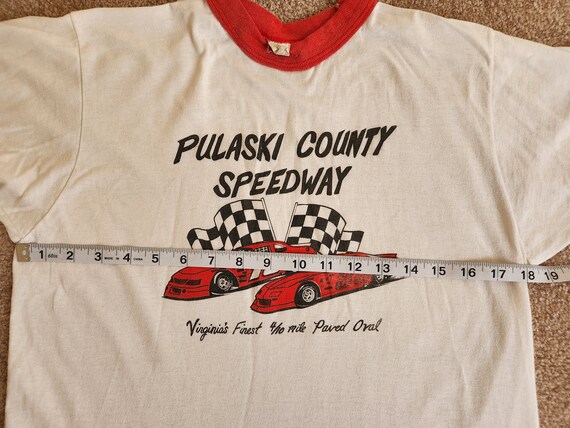 Vintage NASCAR Pulaski County Speedway 1988 Ringer Sh… - Gem