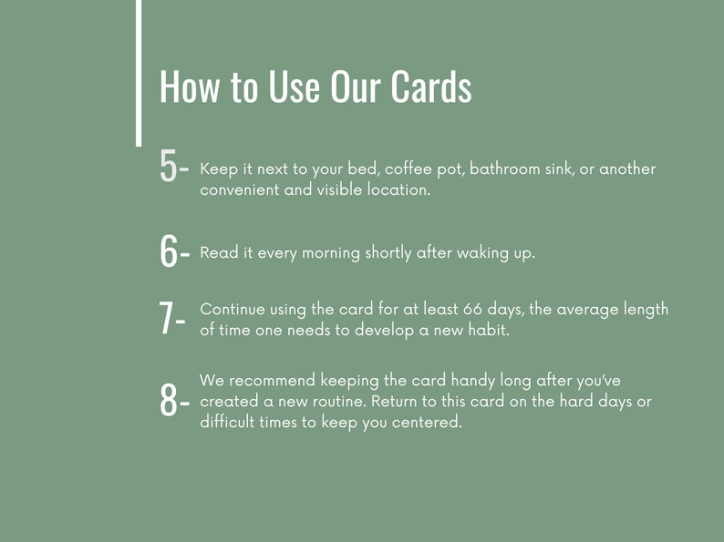 Resilience Aid | Daily Task Guide | Mindfulness Cards | Self-care Check ...