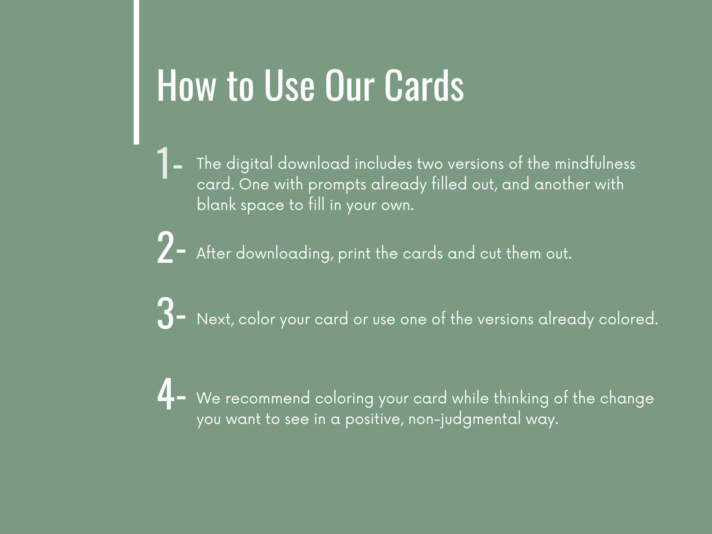 Resilience Aid | Daily Task Guide | Mindfulness Cards | Self-care Check ...