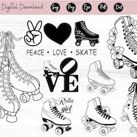 Roller Skating SVG and Cut Files for Crafters - Etsy Canada