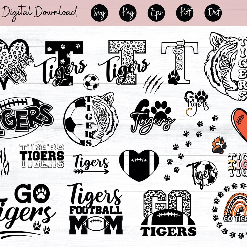 Tiger Svg Files for Cricut - Etsy