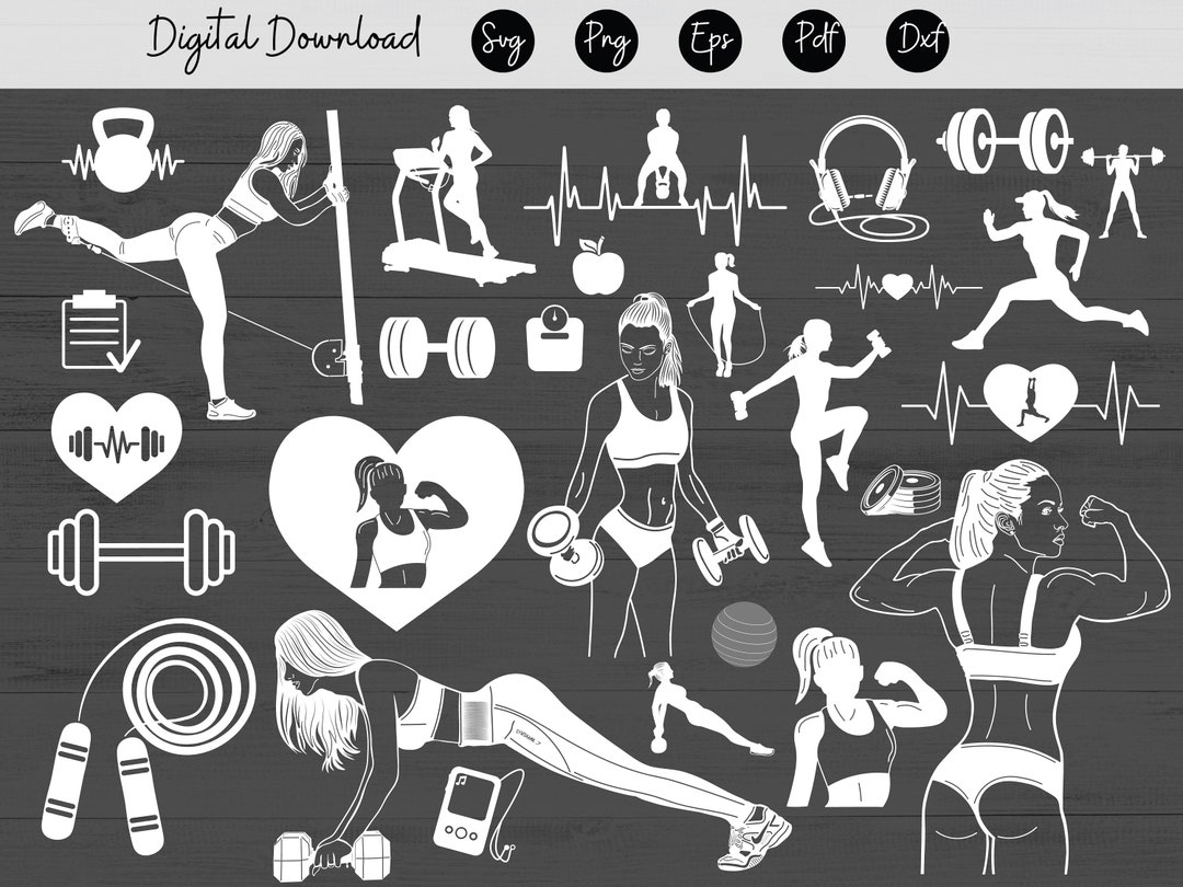 Workout SVG Bundle Fitness Svg Gym Svg Funny Workout Svg Workout Shirt ...