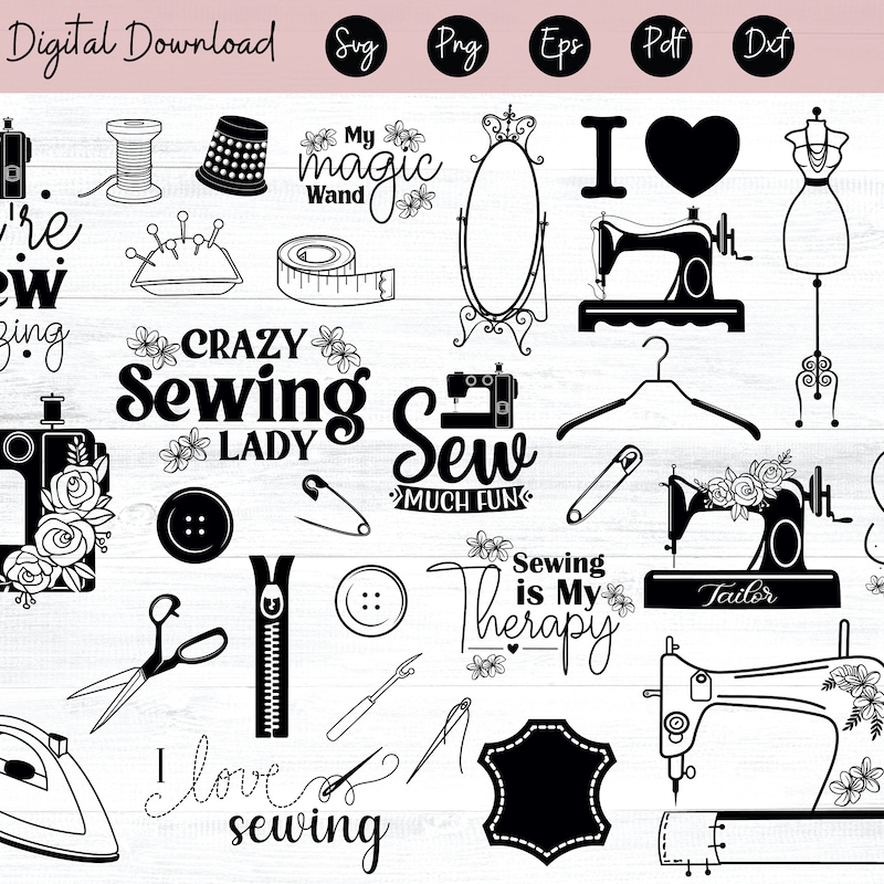 Sewing Svg - Etsy