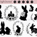 Bunny SVG Cute Bunny SVG Rabbit Svg Baby Bunny Png Spring - Etsy