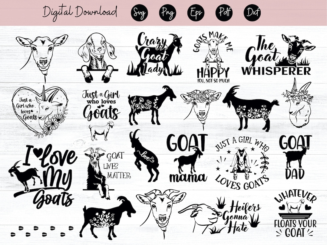 Goat Svg, Goat Png, Goat Lover Svg Png, Goat Owner Svg Png, Goat Svg ...