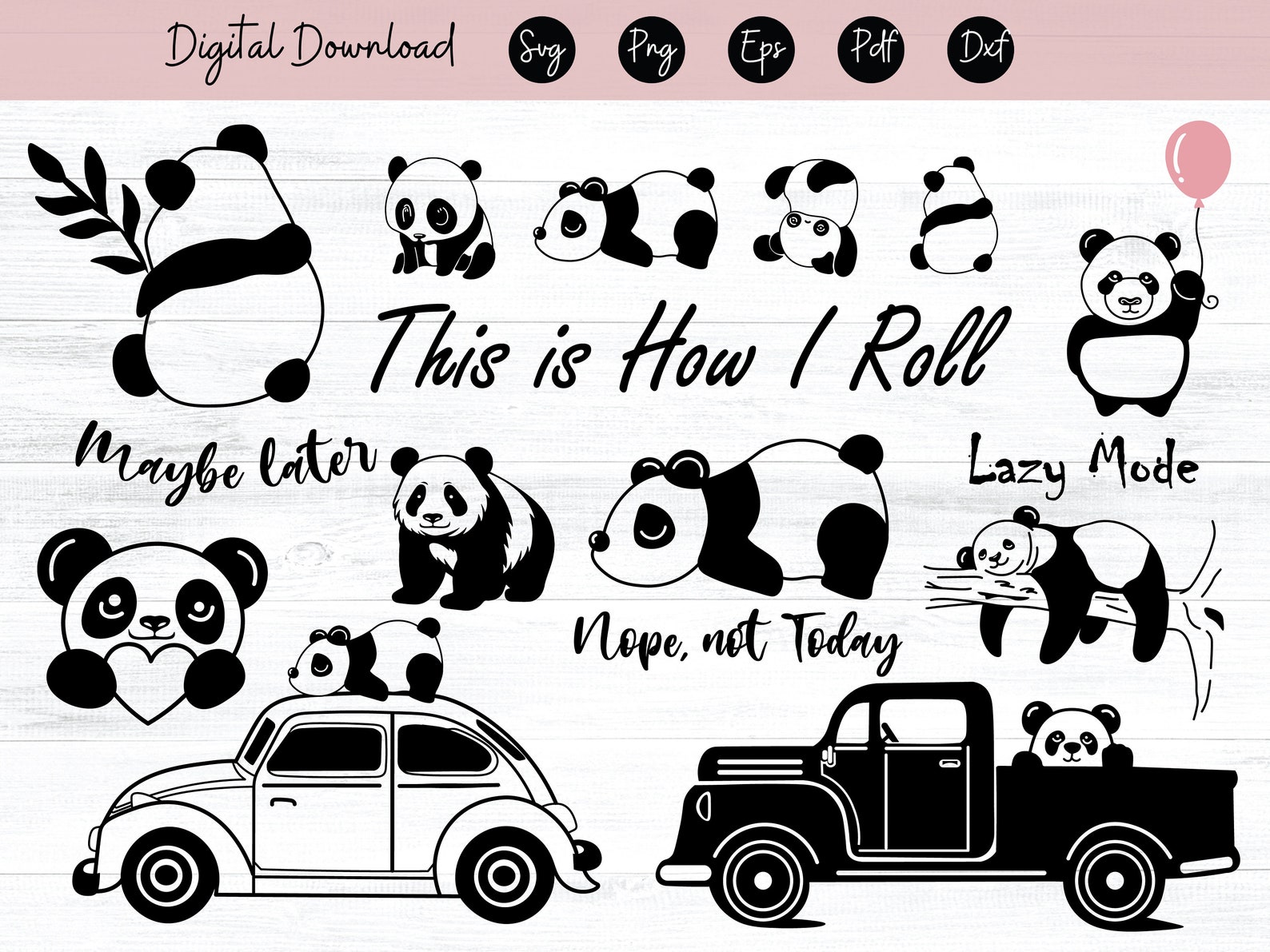 Panda SVG Panda Head Cricut Panda Face Svg Cute Panda Svg Panda ...