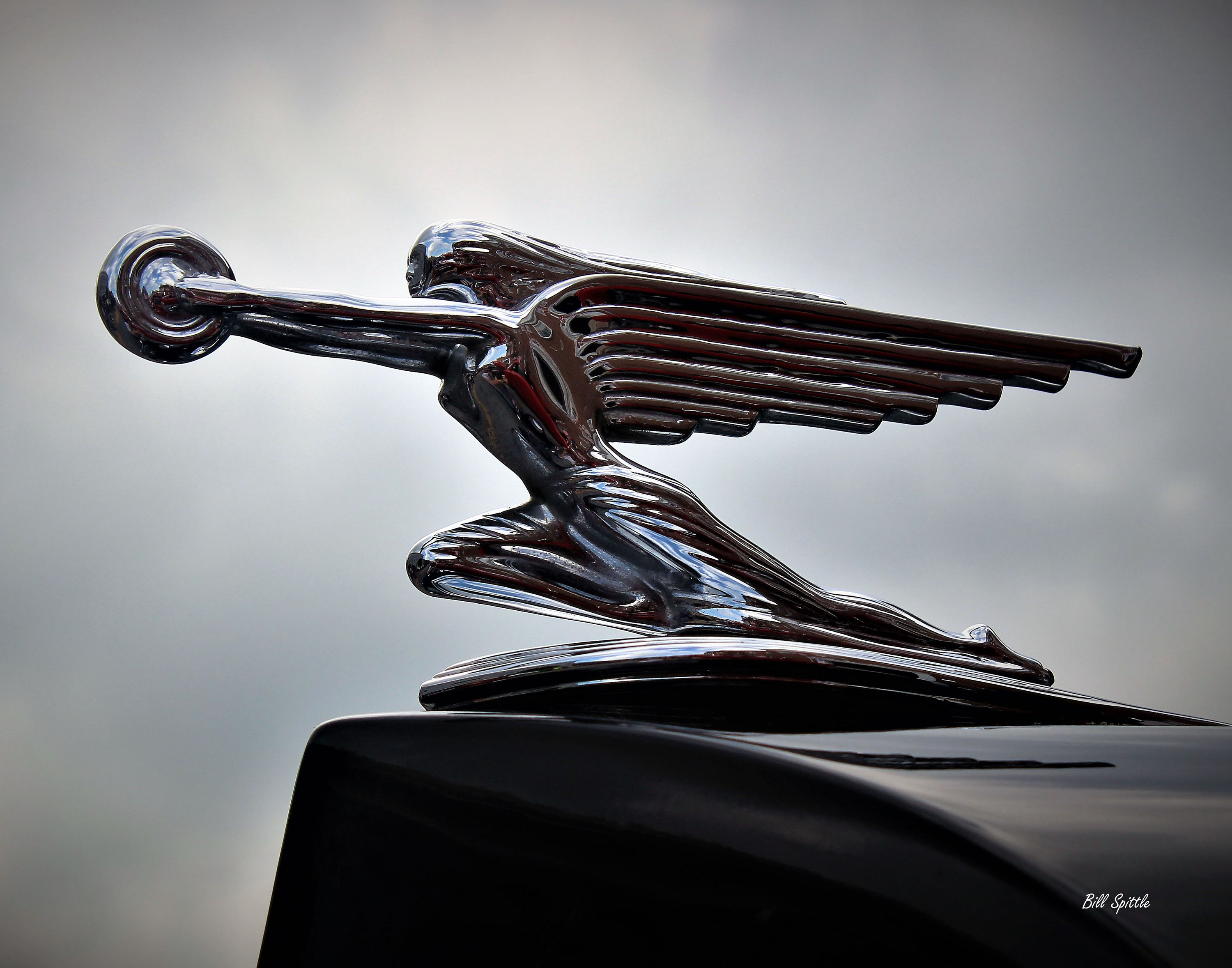 Winged Woman Hood Ornament