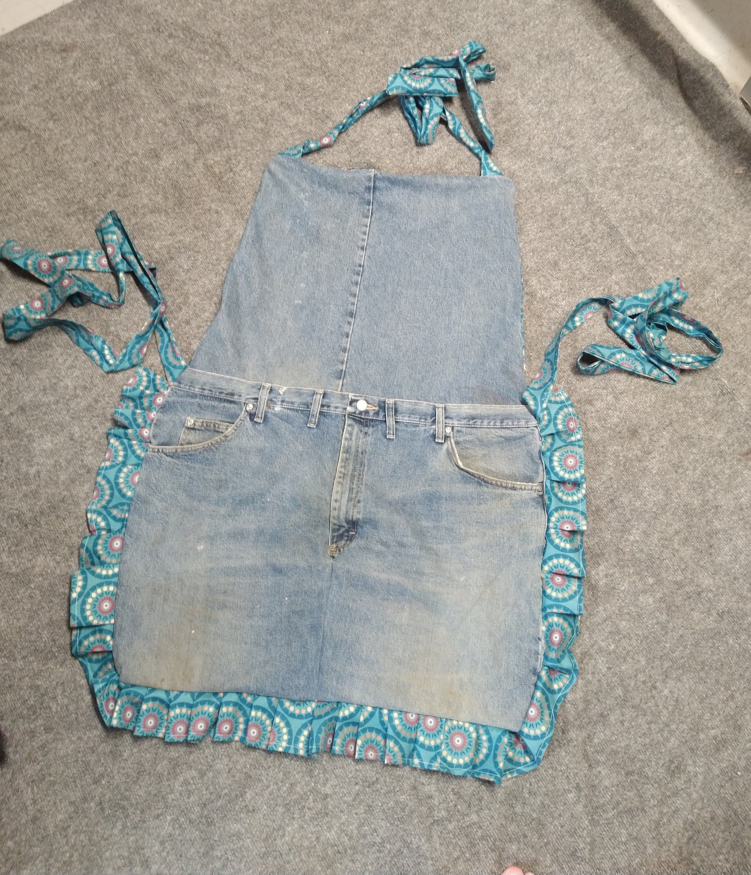 Jean Apron/ Denim Apron / Country Apron - Etsy Canada