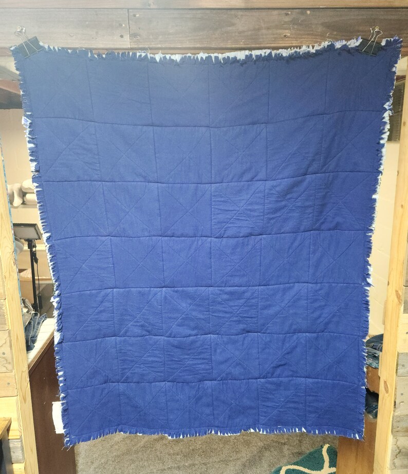 Memory Rag Quilt / Memory Keepsake Rag Quilt / Memorial Shirt Rag Quilt ...