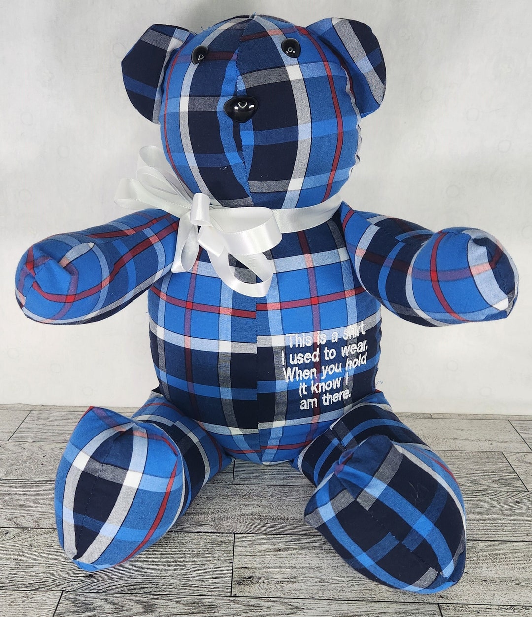 Custom Clothing Memory Bear: Personalized Keepsake Teddy Bear - Etsy