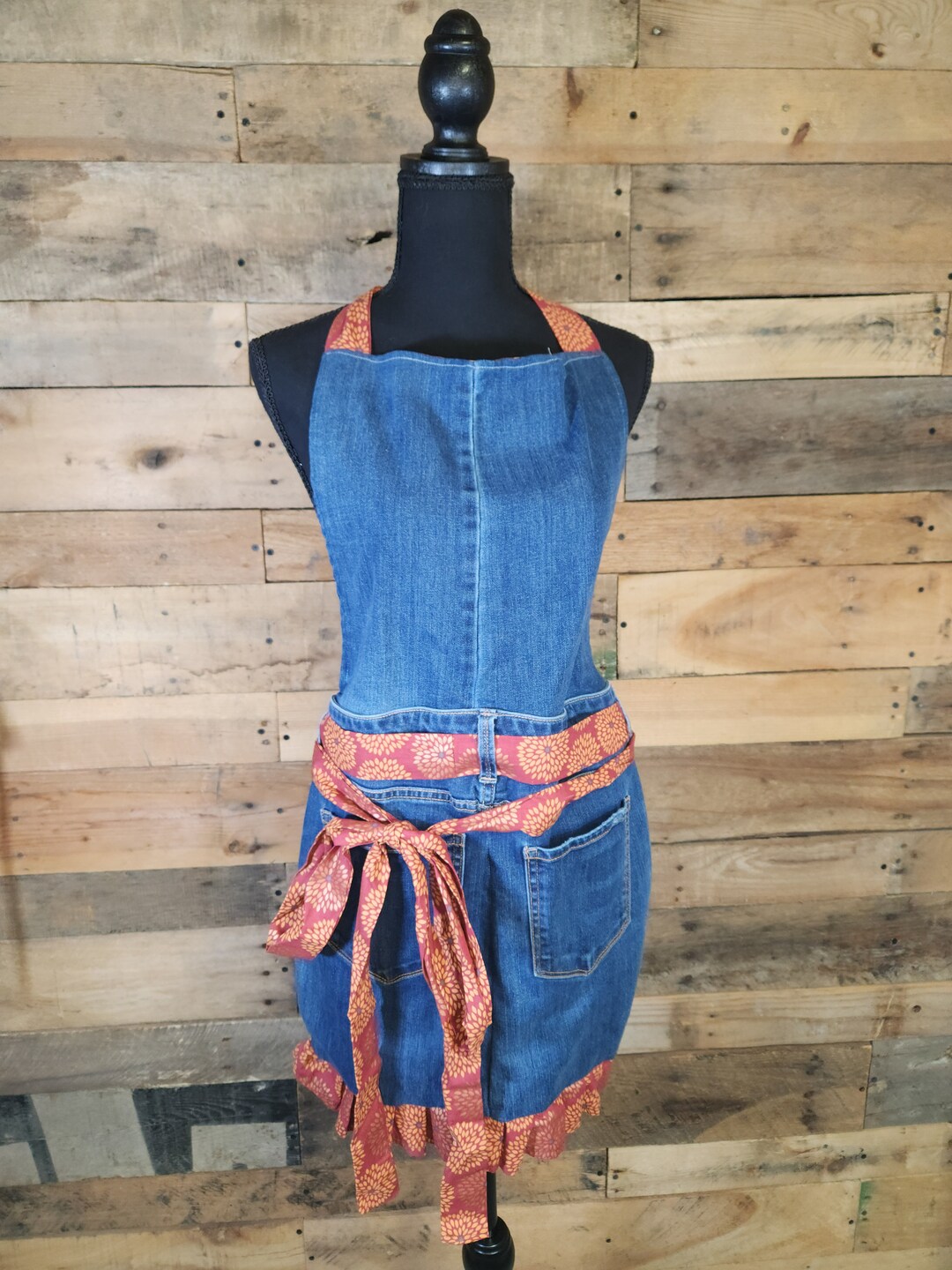 Jean Apron/ Denim Apron / Country Apron - Etsy
