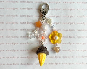 Star Angel Keychain, Handmade Beaded Keychain, Keychain Charm, Cute ...