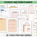 Student Exam Prep Kit, Printable Exam Planner, College Exam Study ...