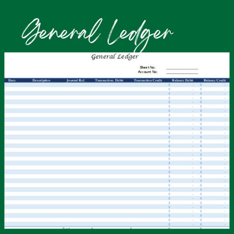 Basic Accounting Book - Etsy