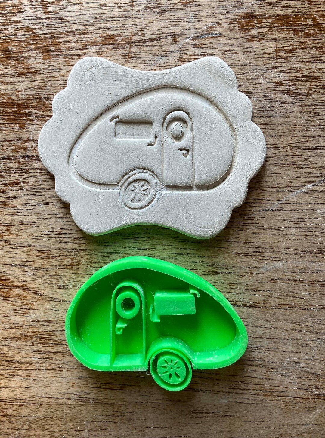 Teardrop Camper Stamp, 3d Camper Stamp, 3d Stamp for Pottery, Camper ...