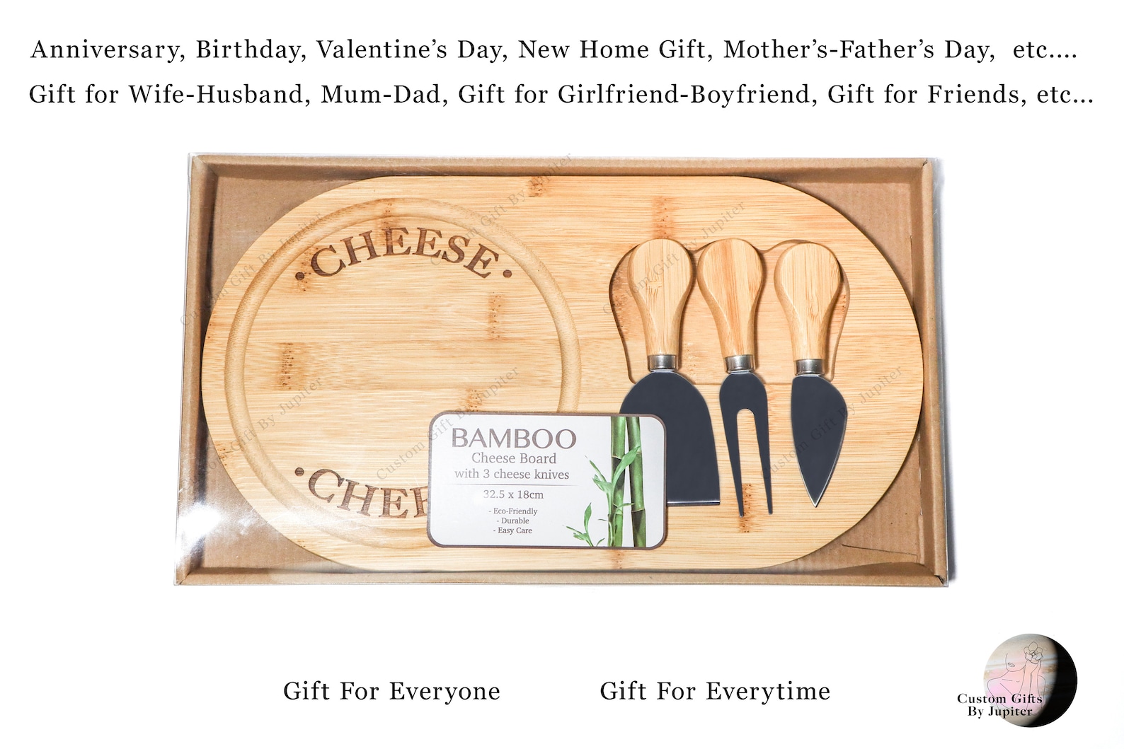 Personalised Cheese Board Elephant, Christmas Birthday Family New Home ...