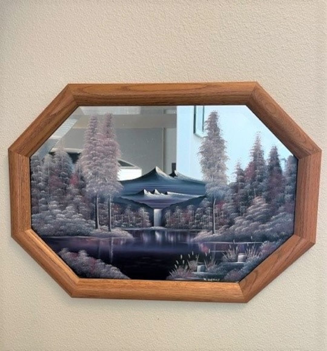 Clemons Original Oil Painting Landscape, Mountains and Lake - Etsy