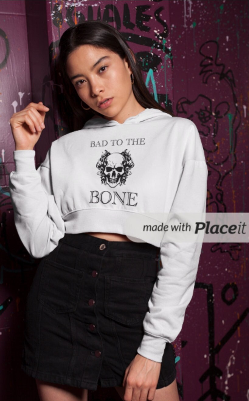 Bad to the Bone Skull SVG, Vector File, Instant Download, for Laser ...