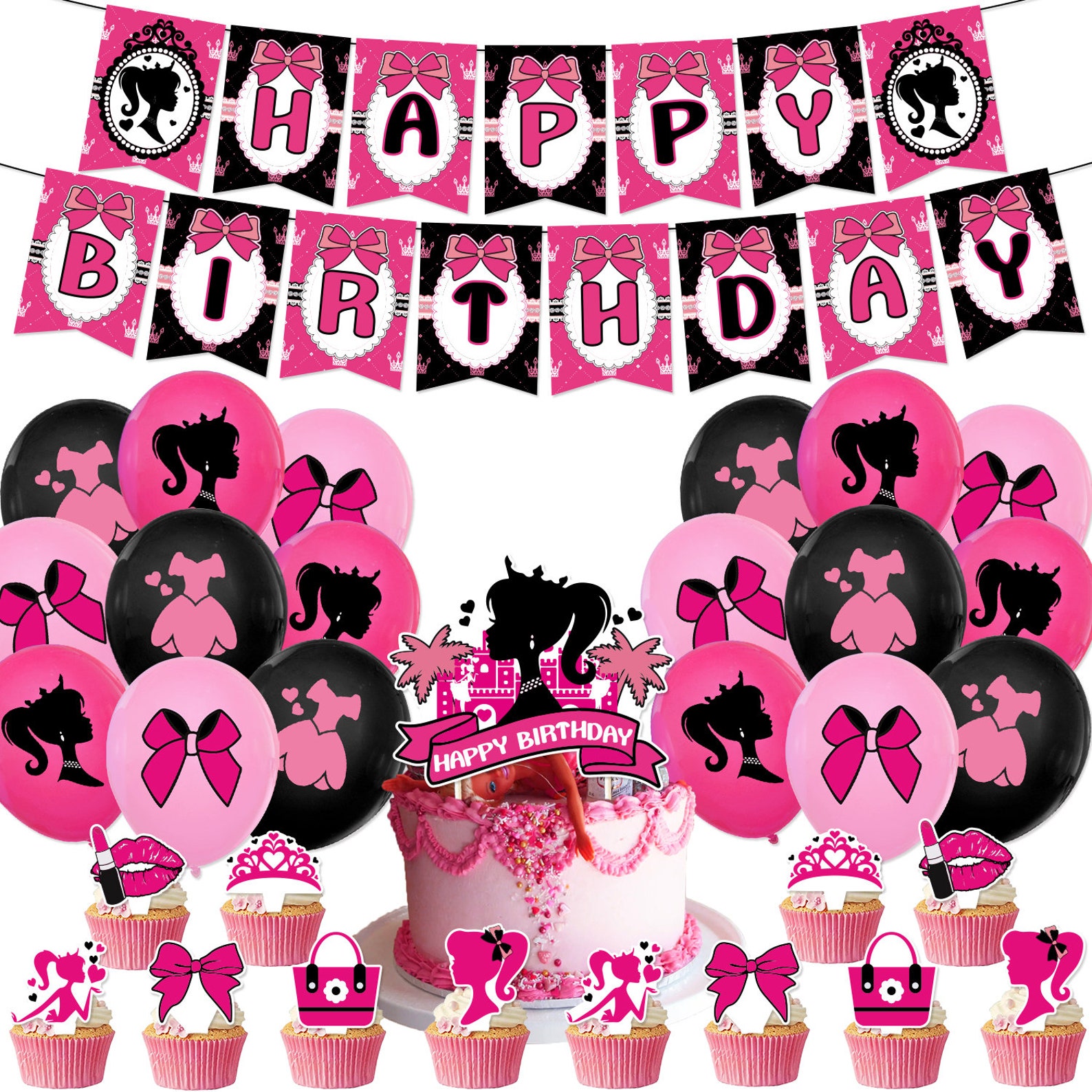Barbie Birthday Party Decorations - Etsy