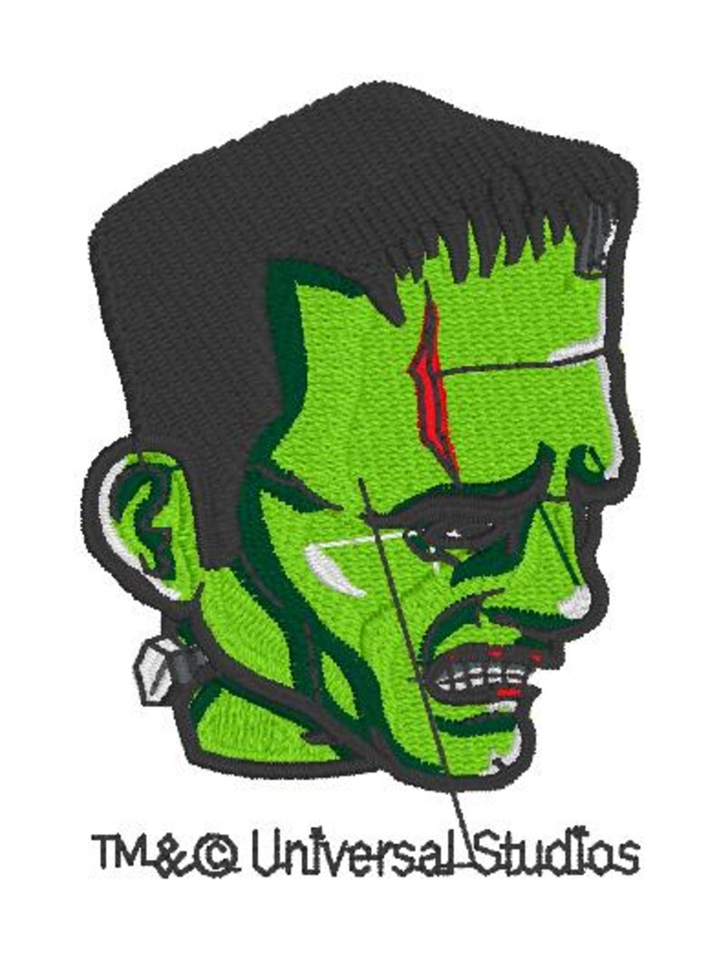 Frankenstein Embroidery Design Files - Etsy