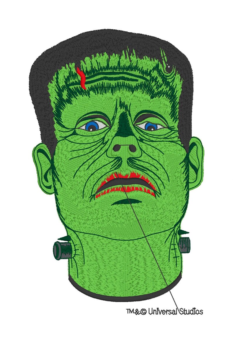 Frankenstein Embroidery Design Files - Etsy