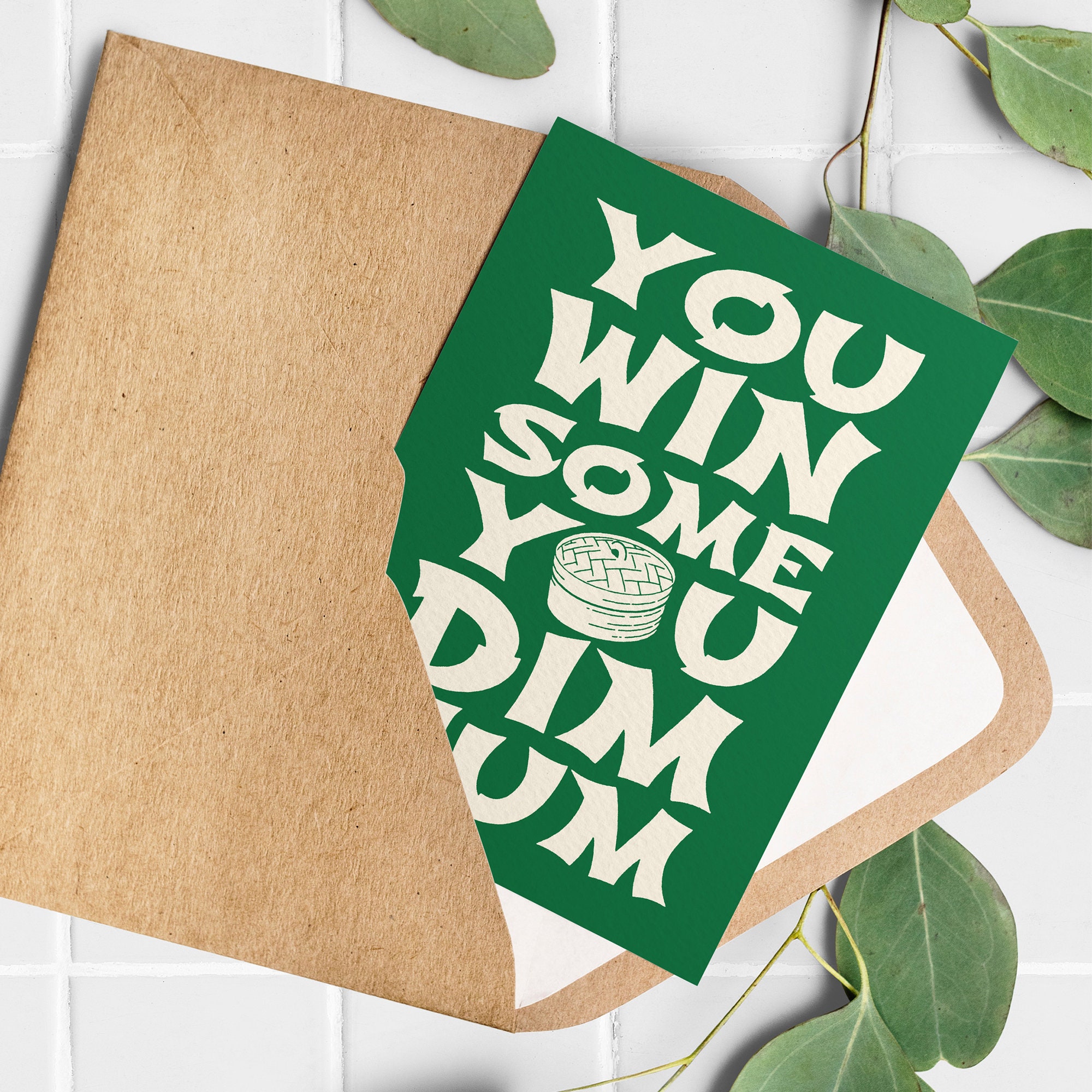 You Win Some You Dim Sum Print: Modern Asian Kitchen Decor (digital ...