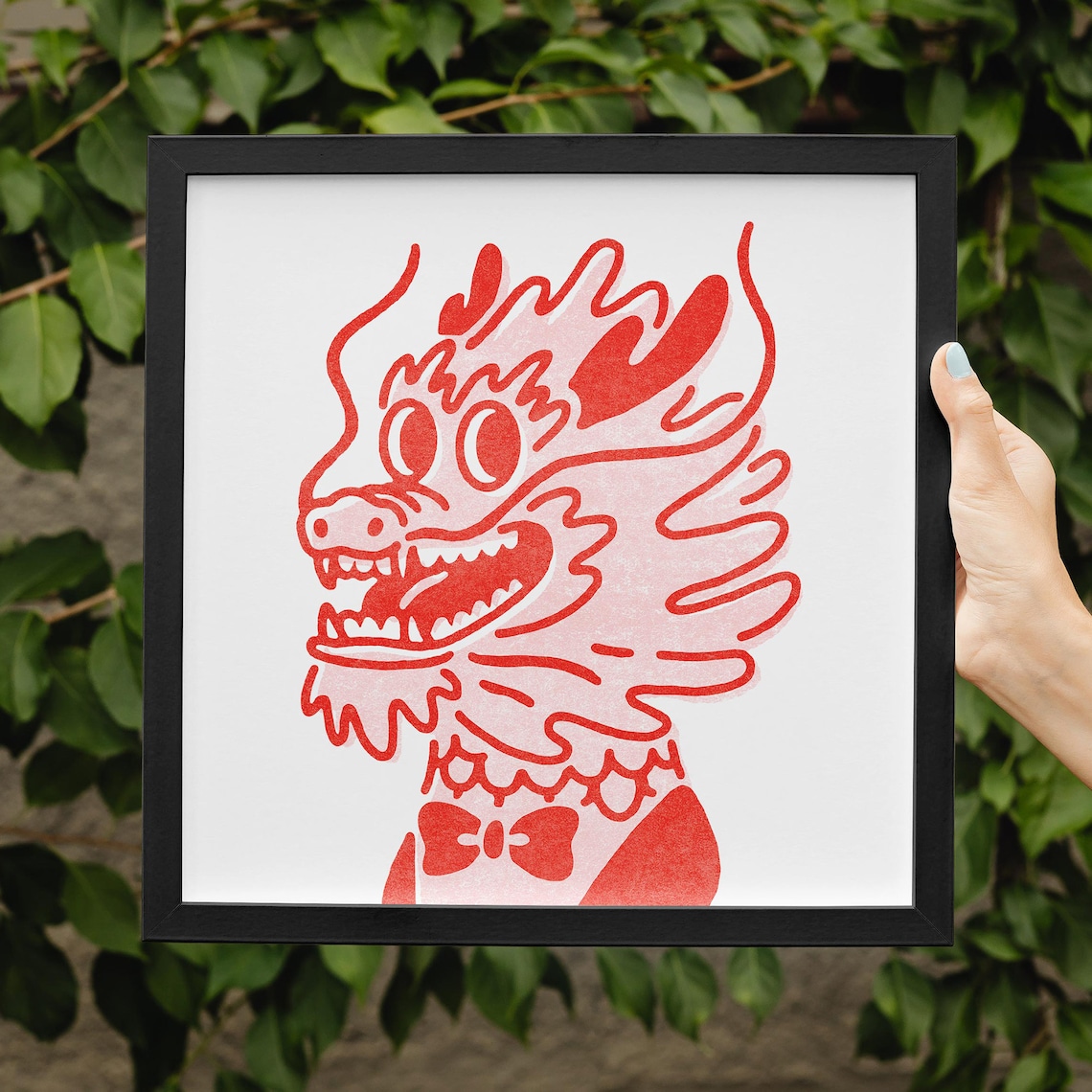 Mr. Dragon Illustrated Wall Art Printable Modern Style - Etsy Canada