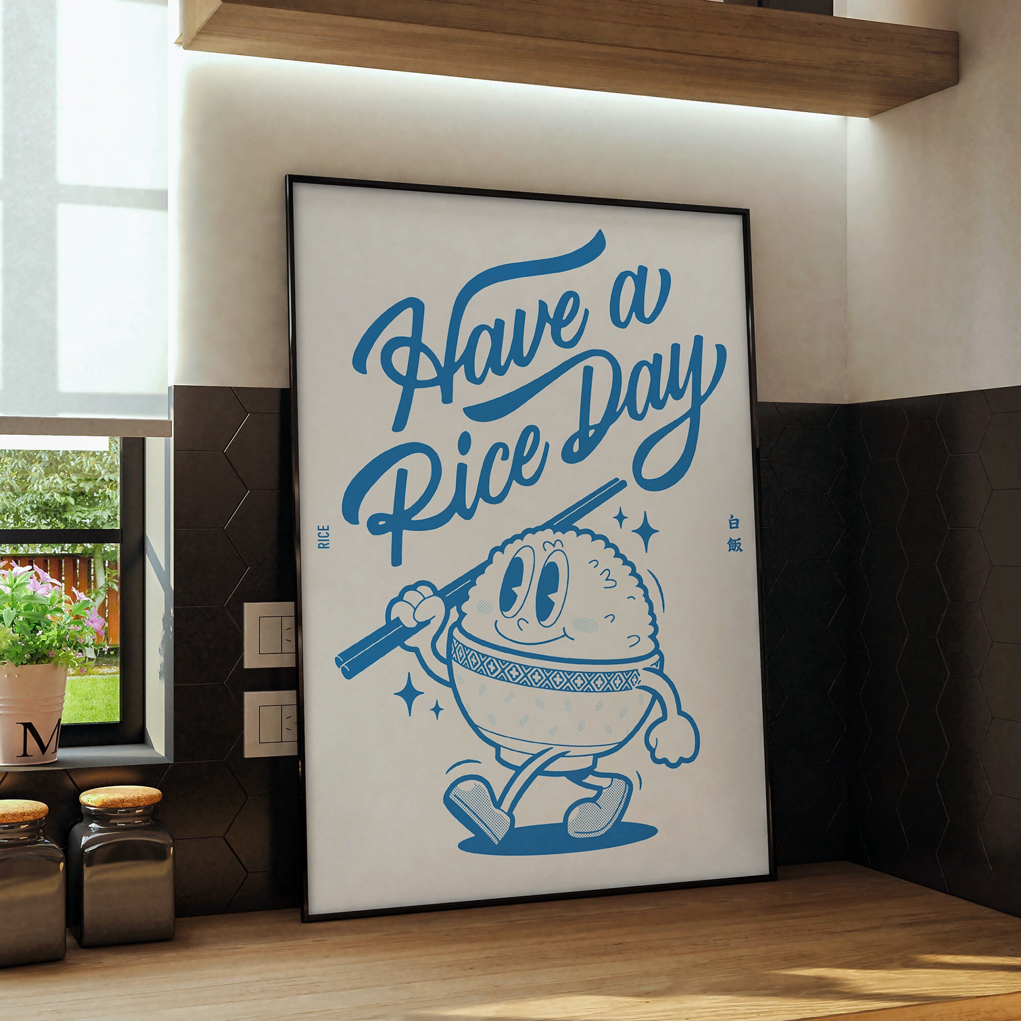 Printable Cute Food Illustrated Poster Wall Art Modern Style, Have a ...