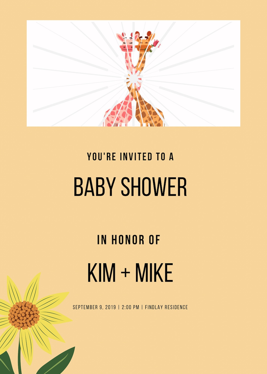 EDITABLE Baby Shower Invitation - Etsy