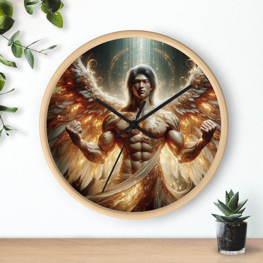 Heavenly Angel Wall Clock: Religious Home Accent (10" X 10") - Etsy