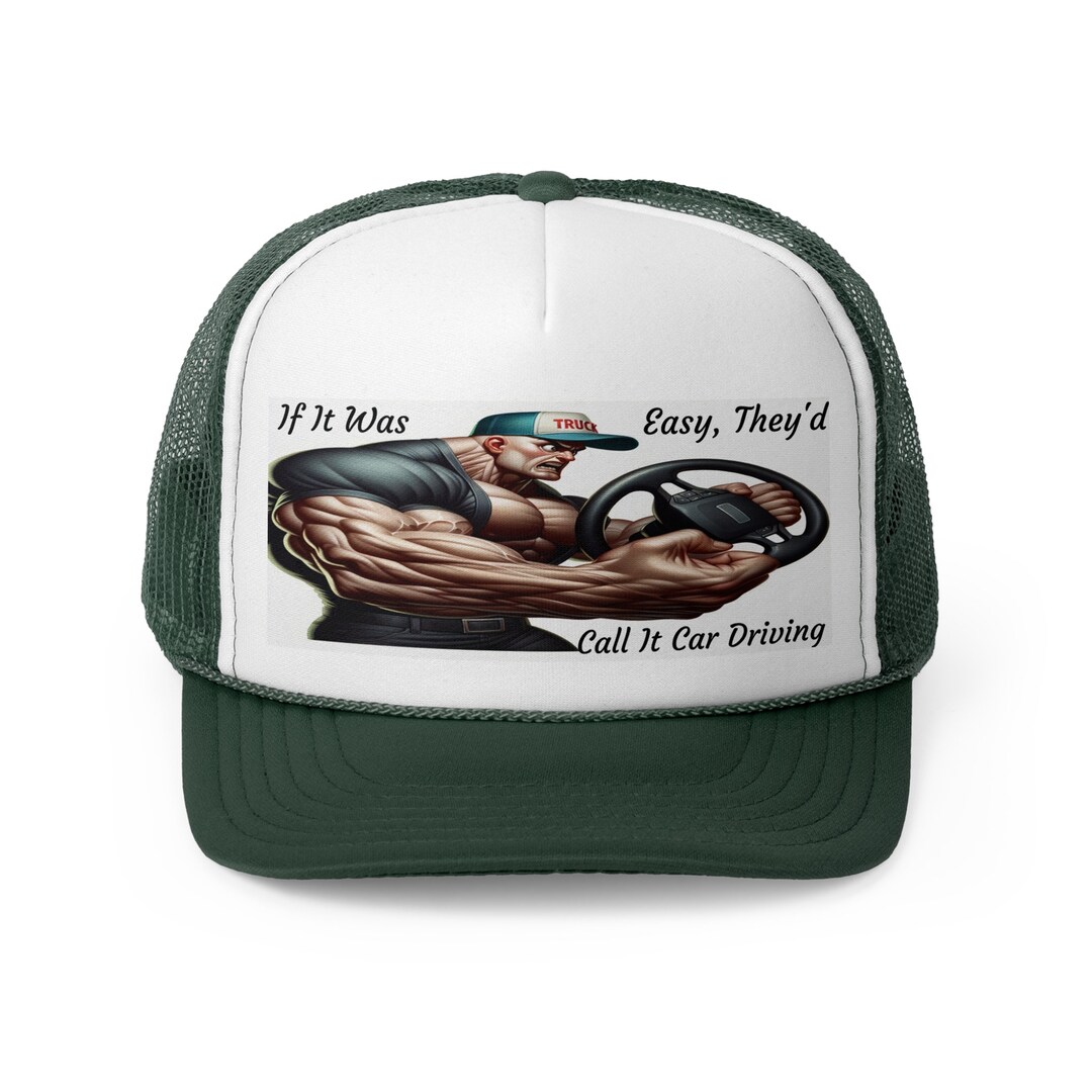Truck Drivers Cap - Vintage Style Trucker Hats for Men and Women - Cool ...