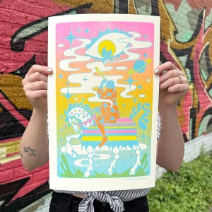 Seeker Risograph Print | 11x17 Riso Print - Etsy