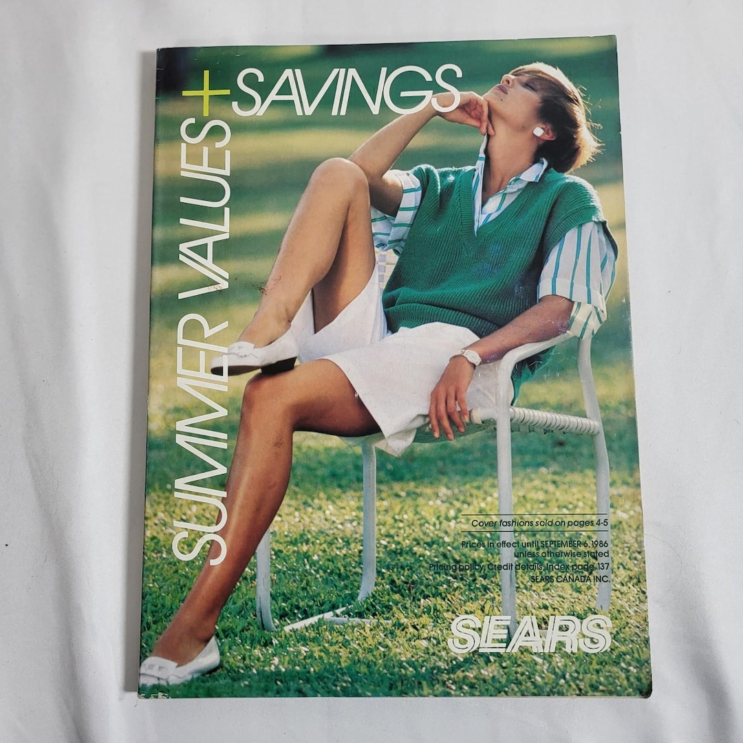 1986 Sears Summer Values + Savings Catalog Toys Jewelry Electronics ...